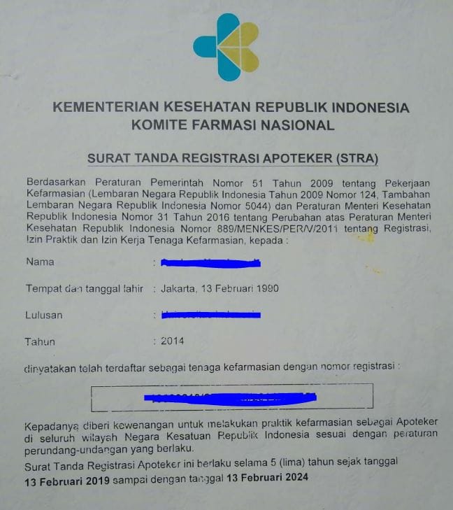 Kendala Umum Perpanjangan STR Apoteker